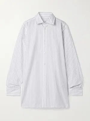 MAISON MARGIELA Oversized Striped Cotton Shirt