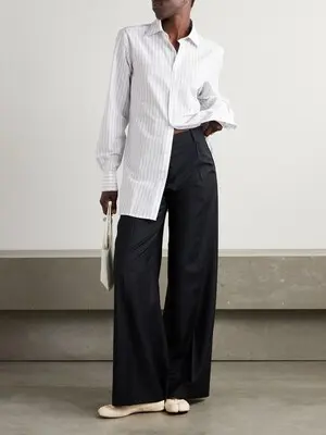 MAISON MARGIELA Oversized Striped Cotton Shirt