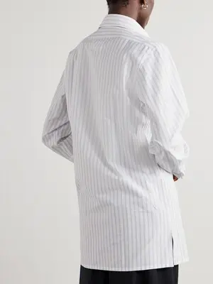 MAISON MARGIELA Oversized Striped Cotton Shirt