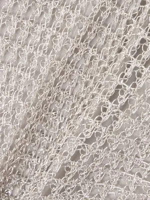 Alaïa Cropped Metallic Bandeau Top