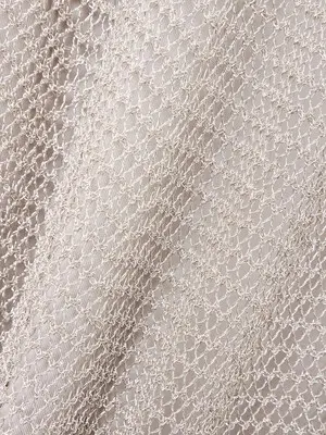 Alaïa Metallic Open-knit Mini Dress