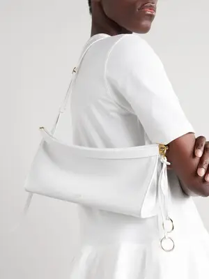Alaïa Click E/w Medium Leather Shoulder Bag - White