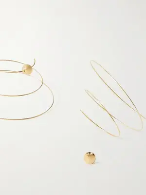 Alaïa Thin Spiral Earrings