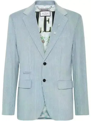 Philipp Plein Single-breasted Blazer - Blue