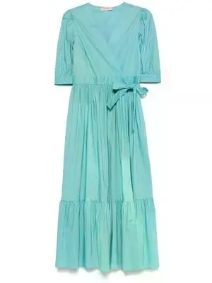 TWINSET Wrap Midi Dress