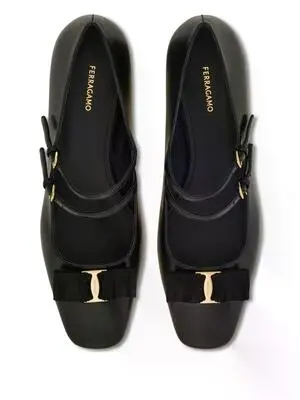 FERRAGAMO 30mm Vara Bow Mary Jane Pumps - Black