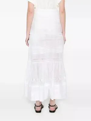 MARANT ETOILE Dusta Maxi Skirt - White