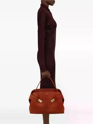 FERRAGAMO Large Soft Hug Shoulder Bag - Red