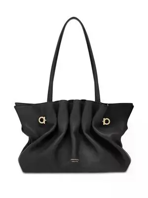 FERRAGAMO Medium Nappa Leather Shoulder Bag