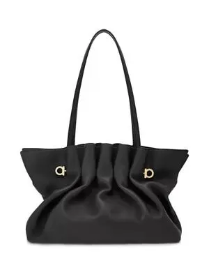 FERRAGAMO Medium Nappa Leather Shoulder Bag