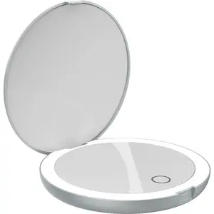 LUNA LONDON Compact Mirror Chalk Grey
