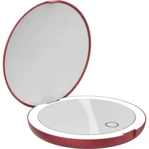 LUNA LONDON Compact Mirror - Scarlet Red