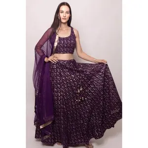 RAAS Jaden Sequins Embroidered Lehenga Choli Set