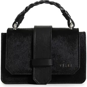 VELEZ Vélez Mini Garniel Leather Bowling Bag - Black