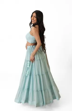 RAAS Elvia Tiered Lehenga Choli Set