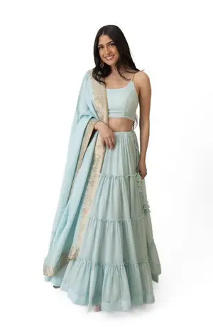 RAAS Elvia Tiered Lehenga Choli Set