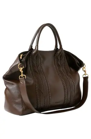 AIMEE All For Love Convertible Tote - Fudge