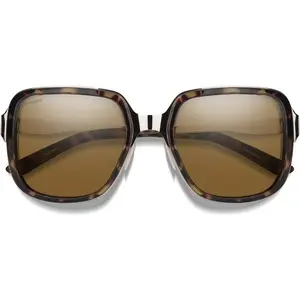 SMITH Aveline Square Sunglasses - Tortoise / Brown