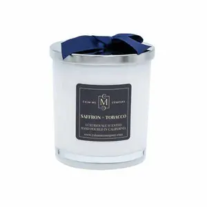 CALM ME Saffron + Tobacco Candle 340g