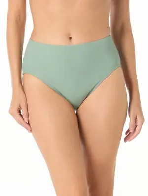COCO CONTOURS Onyx High Waist Bikini Bottom - Beach Grass