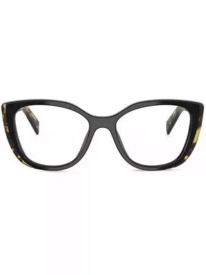 Prada Full Rim Eyeglasses - Black