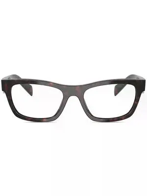 Prada Rectangle-frame Glasses - Brown