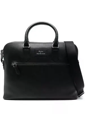 Polo Ralph Lauren Leather Briefcase - Black