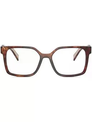 Prada Square-frame Glasses - Brown
