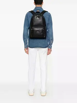 Polo Ralph Lauren Pebbled Leather Backpack