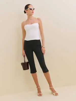 REFORMATION Gusta Knit Cropped Pant