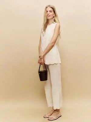 REFORMATION Willa Two Piece - Ivory