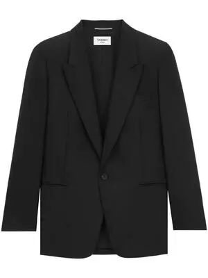 Saint Laurent Single-breasted Blazer - Black
