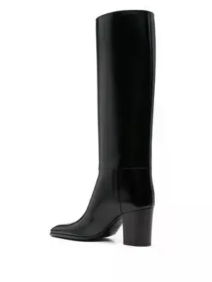 Saint Laurent 75mm Julia Boots - Black