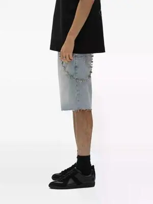 PURPLE BRAND P059 Cast Iron Shorts - Blue