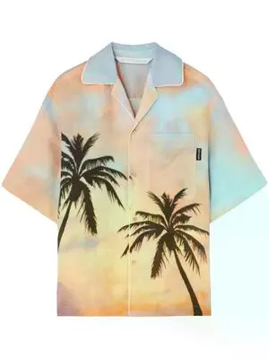 Palm Angels Sunrise Bowling Shirt