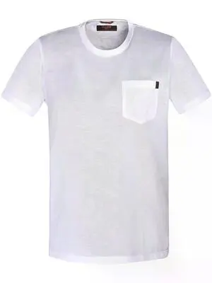 MOORER Chest-pocket Cotton T-shirt