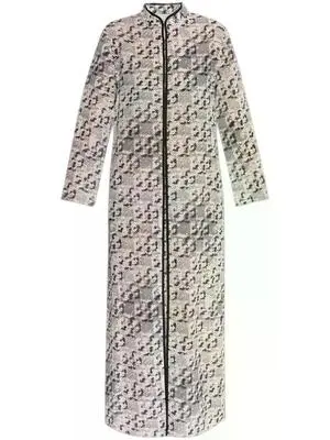 Tory Burch Patterned Midi Dress