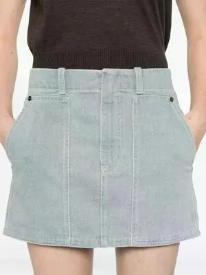 Fendi Roma Mini Skirt - Blue