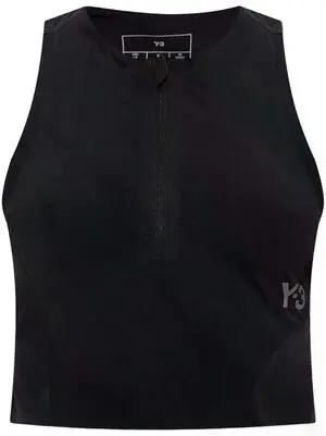 Y3 Cropped Performance Tank Top