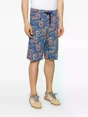 A.p.c. Abstract-print Deck Shorts