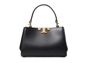 Tory Burch Mini Satchel Bag With Gold Tone Logo