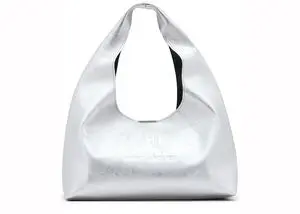 Marc Jacobs Metallic Sack Bag - Silver