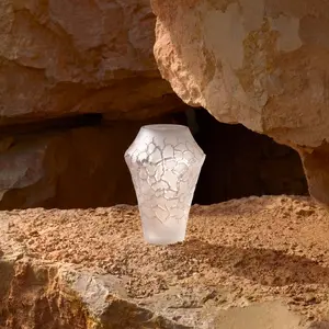 Lalique Crystal Caldera Medium Vase
