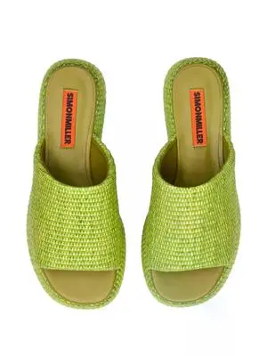 SIMONMILLER Platform Sole Sandals - Green