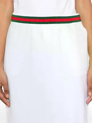 Gucci Web-stripe Midi Skirt