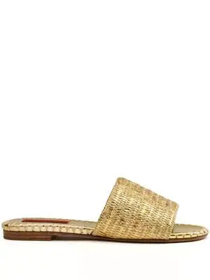 SIMONMILLER Raffia Salerno Slides