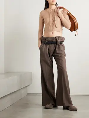 Acne Studios Mohair-blend Cardigan - Neutrals