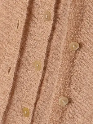 Acne Studios Mohair-blend Cardigan - Neutrals