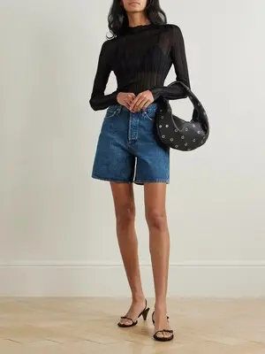 AGOLDE Dame Denim Shorts
