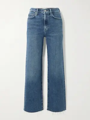 AGOLDE Harper Cropped Mid-rise Straight-leg Jeans